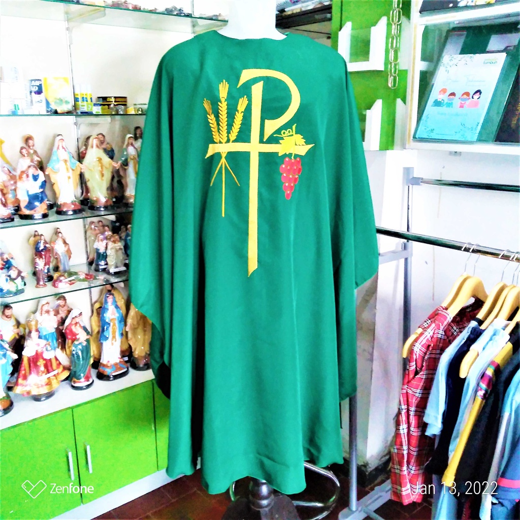Jual Jubah Imam Katolik/Kasula Pastor/Kasula Imam Katolik 014/Priest ...