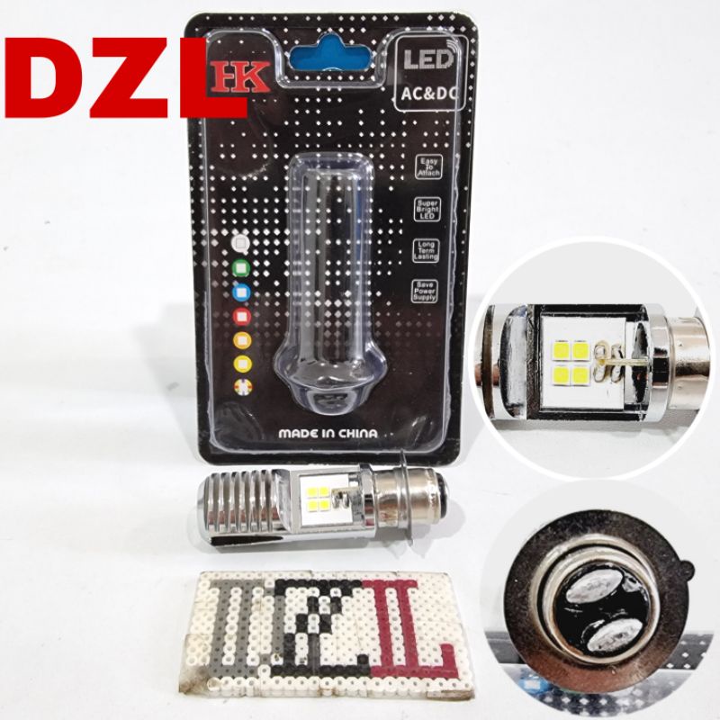 Jual lampu depan utama led h6 mt star 8 mata 2 sisi 4 mata 1 sisi ac dan dc | Shopee Indonesia