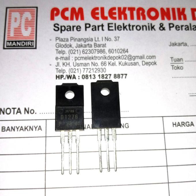 Jual D1276 2Sd1276 D 1276 2Sd 2 Sd1276 Tr Original Transistor To220 To ...