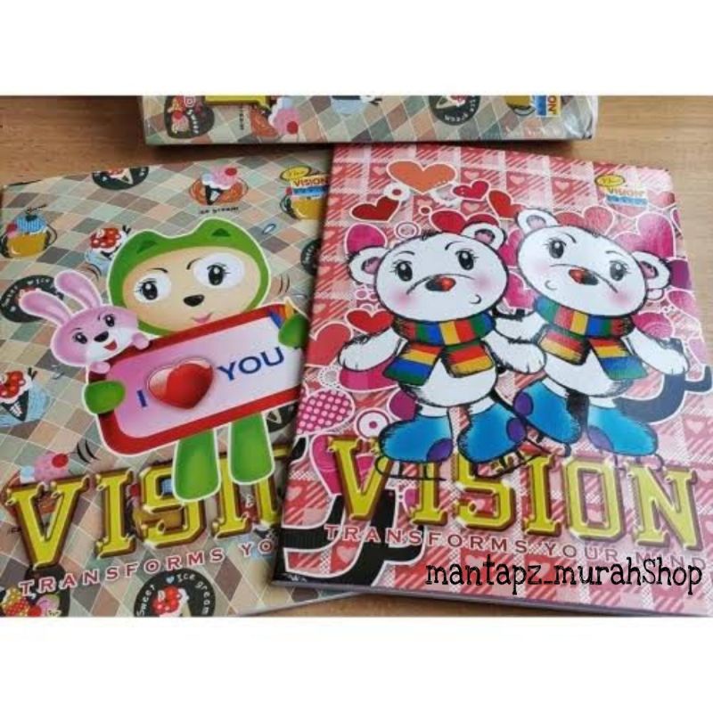 Jual Buku Tulis Vision 38 Lembar (/PCS) | Shopee Indonesia