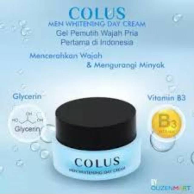 Jual Colus Men Nia C Whitening UV Defense ( Cream Day ) | Shopee Indonesia