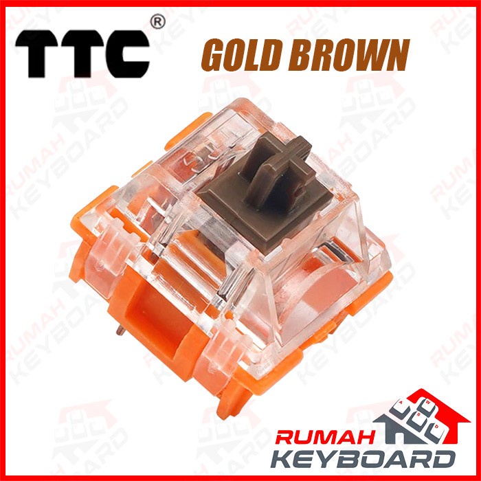Jual TTC - Switch - Golden Brown - 3 Pin - 45g - Pcb Mount | Shopee ...