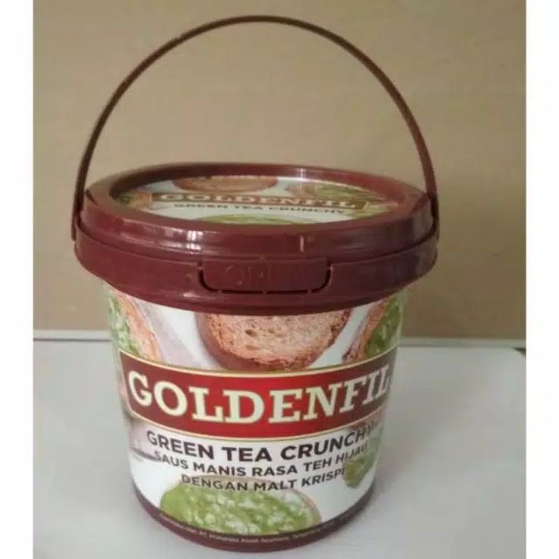 Jual Goldenfil Greentea Crunchy 1kg / Selai Matcha Green Tea | Shopee ...