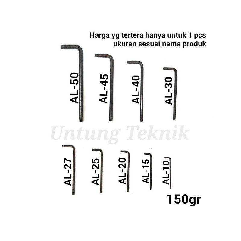 Jual WIPRO AL- T10 TORX Alley Key - Kunci L bintang ukutan T10 | Shopee ...