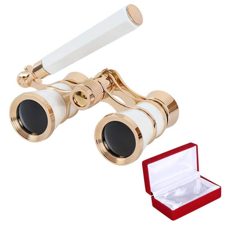 Jual 3X25 Opera Binocular Coated Lens Telescope Opera Glasses Coated ...