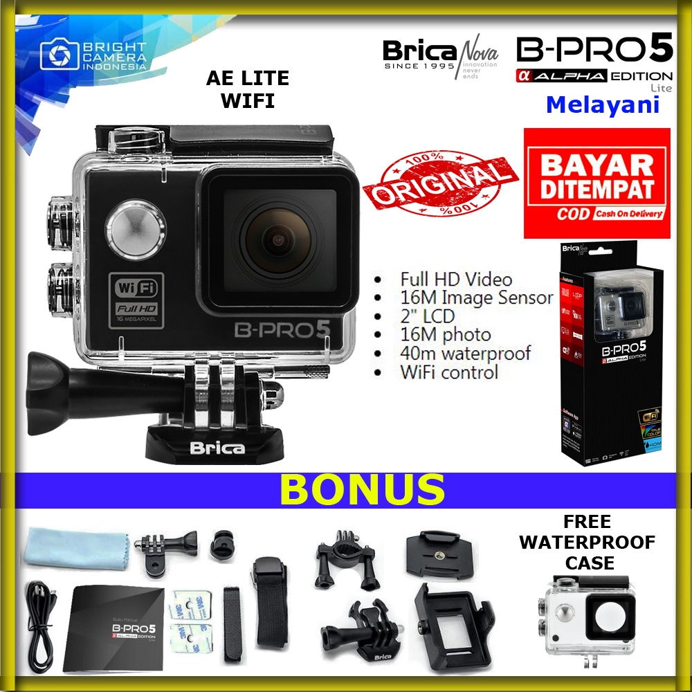 Jual Action Camera Wifi Brica Bpro 5 Alpha Edition Lite - AE LITE ...