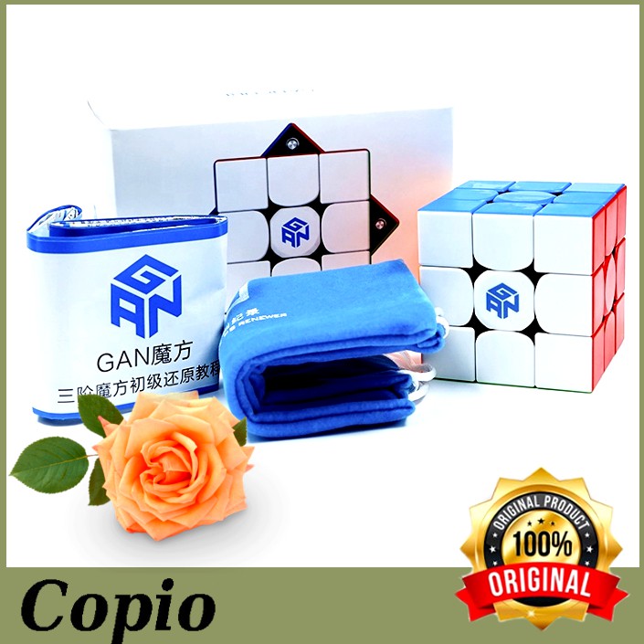 Jual Speed Cube 3x3 GAN 354M Magnetic V2 Stickerless ORIGINAL | Shopee ...