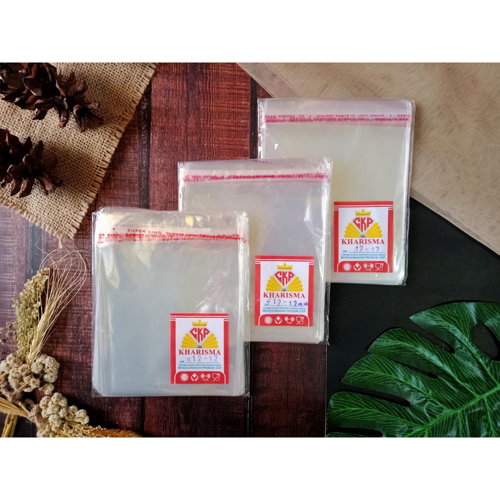 Jual Plastik OPP 12x12 Plastik OPP Bening + Seal Lem 12x12 Tebal ...