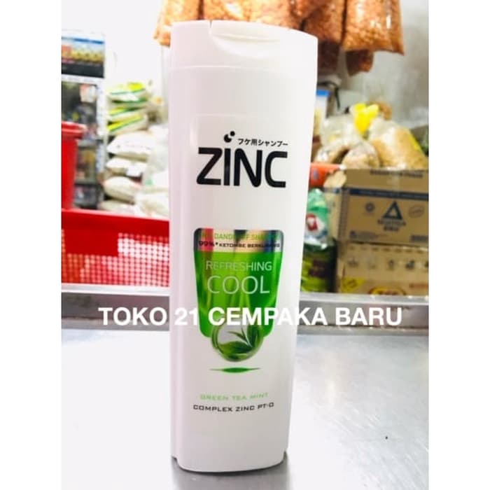 Jual Zinc Shampoo REFRESHING COOL Botol 340 ml | Shampo Zinc 340ml ...
