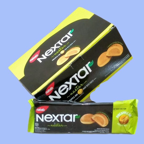 Jual Nabati NEXTAR Nanas Biskuit 42gr [10 pcs/box] | Shopee Indonesia