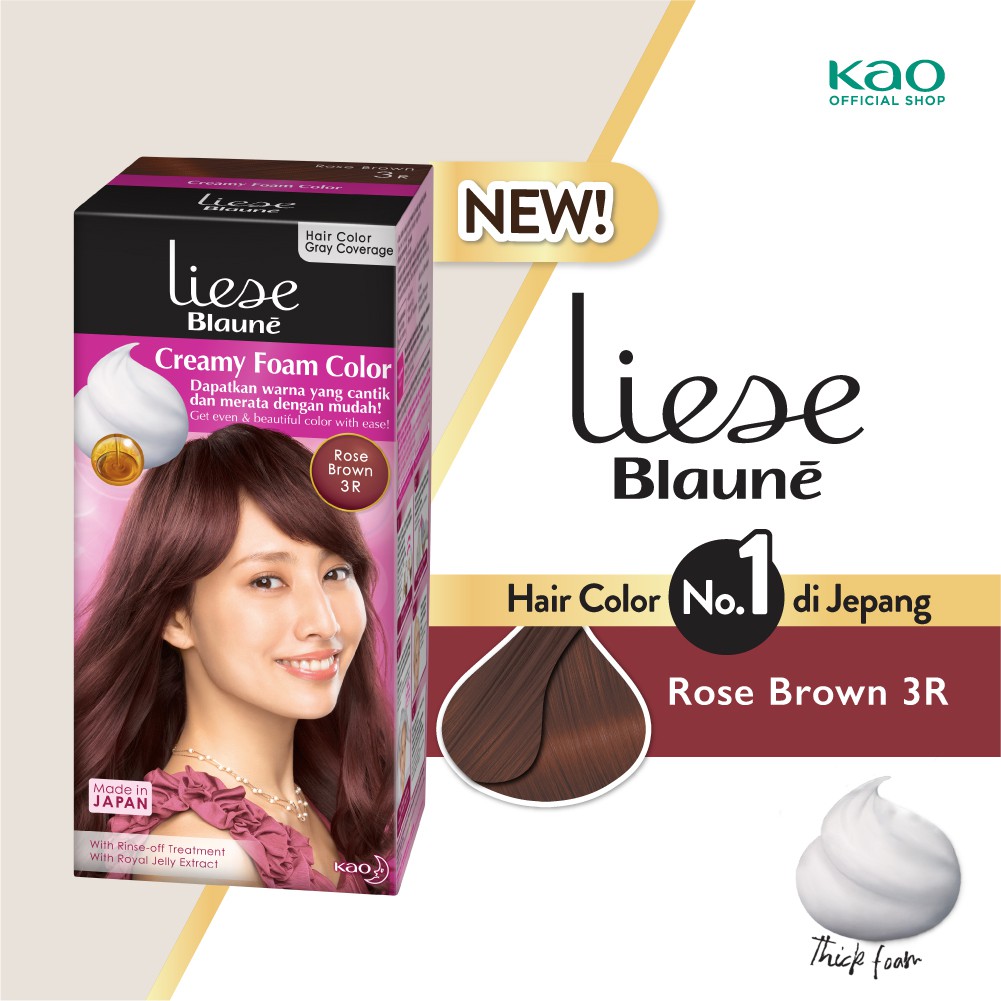 Jual Liese Balune Cat Rambut Rose Brown 3R | Shopee Indonesia
