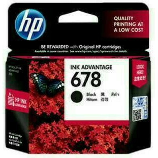 Jual Tinta HP 678 black Original / HP Deskjet 1015,2545,2645,3515,4515 ...