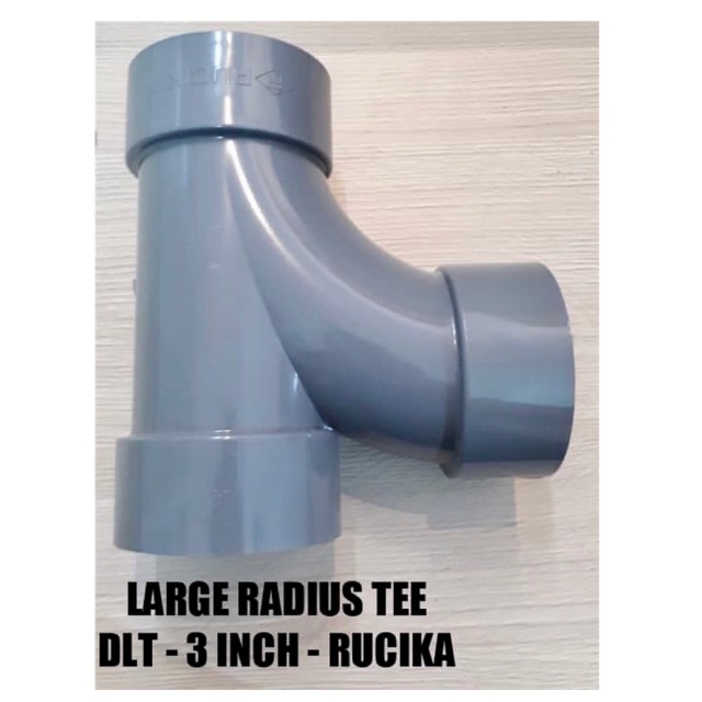 Jual LARGE RADIUS TEE | TEE Y 90 DERAJAT D PVC PIPA PRALON AIR 3” RUCIKA | Shopee Indonesia
