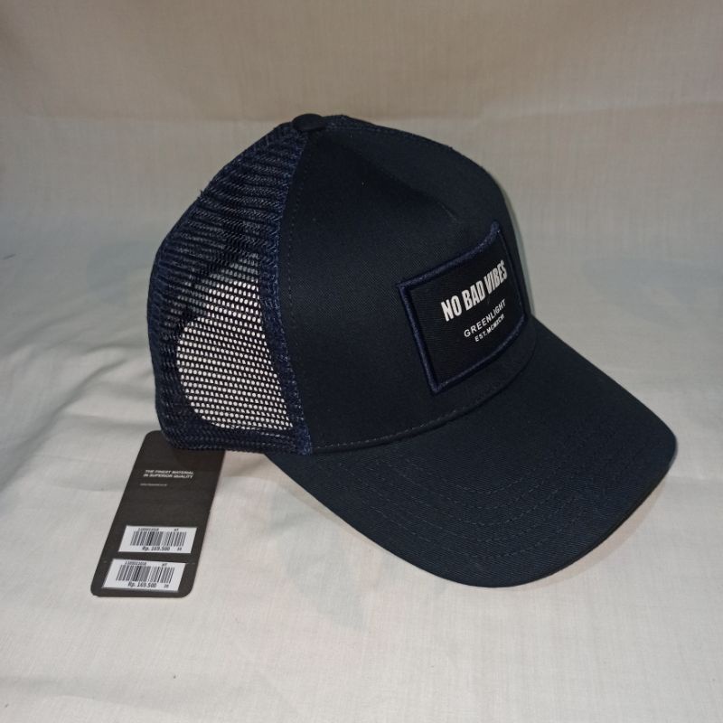 Jual TOPI GREENLIGHT WARNA BIRU DAN HITAM ORIGINAL SIMPLE | Shopee ...
