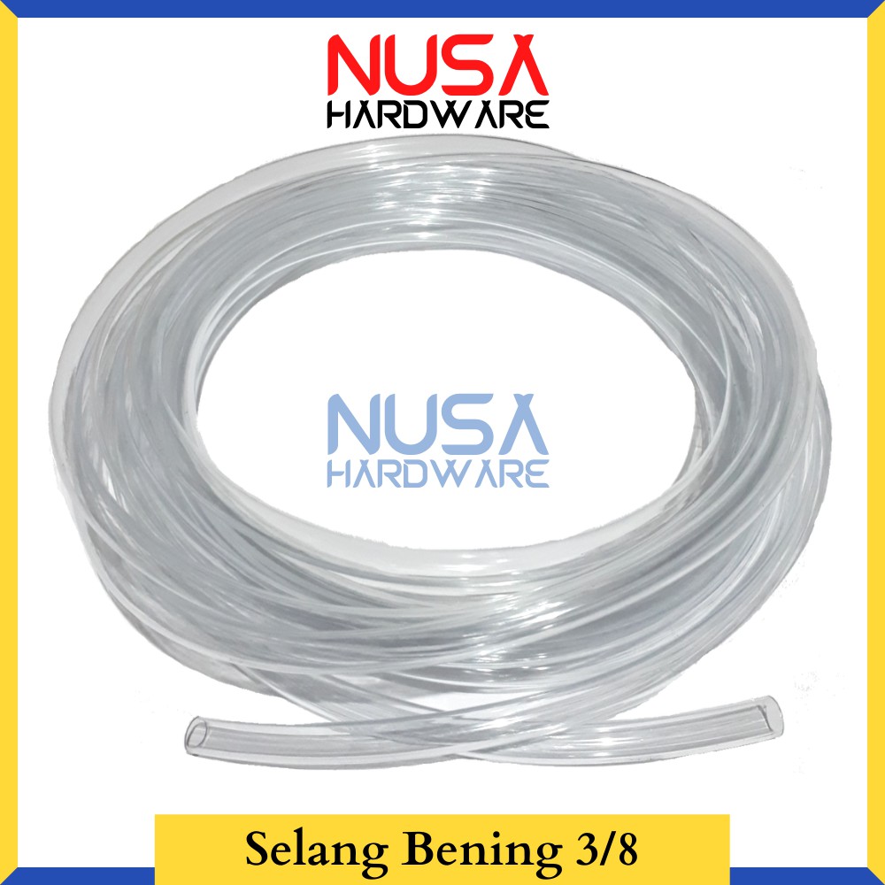 Jual Selang Air 3/8 Bening Tebal Transparant Per Meter Waterpass ...
