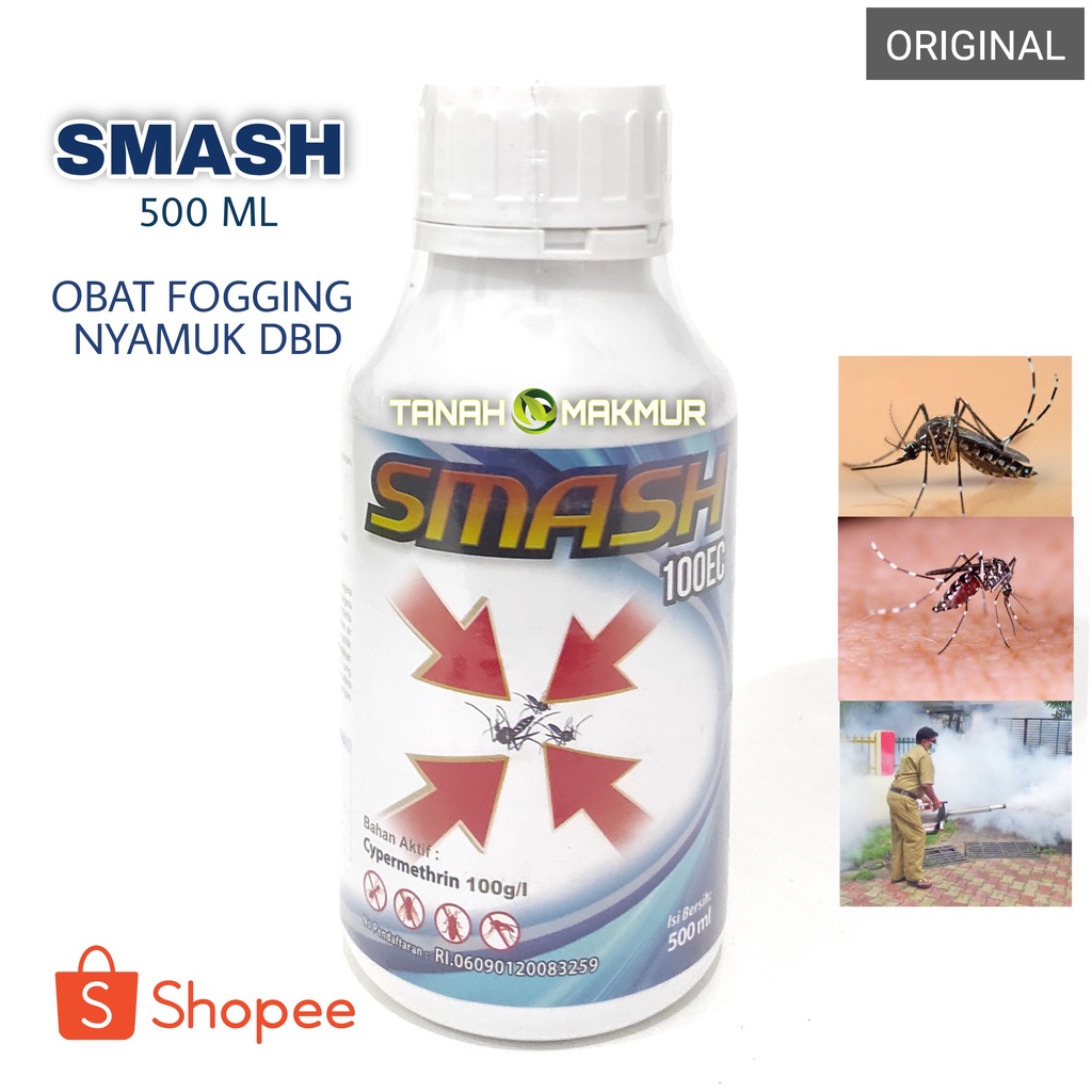 Jual OBAT FOGGING NYAMUK PALING AMPUH SMASH 500 ML 100EC 500ML ...
