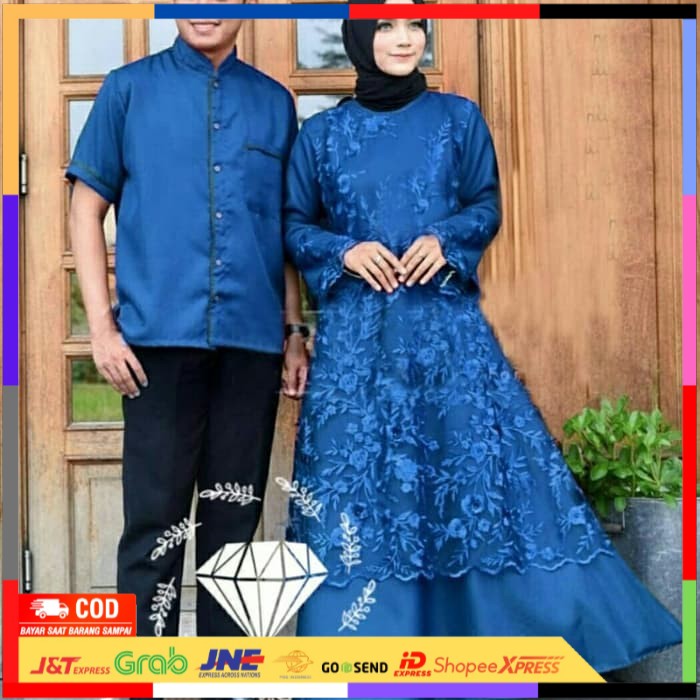 Jual Baju Kopel Keluarga Muslim Baju Koko Gamis Marino Family Coupl ...
