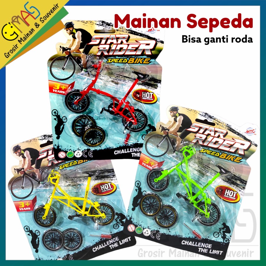 Jual Mainan Sepeda bisa ganti roda speed bike | Shopee Indonesia