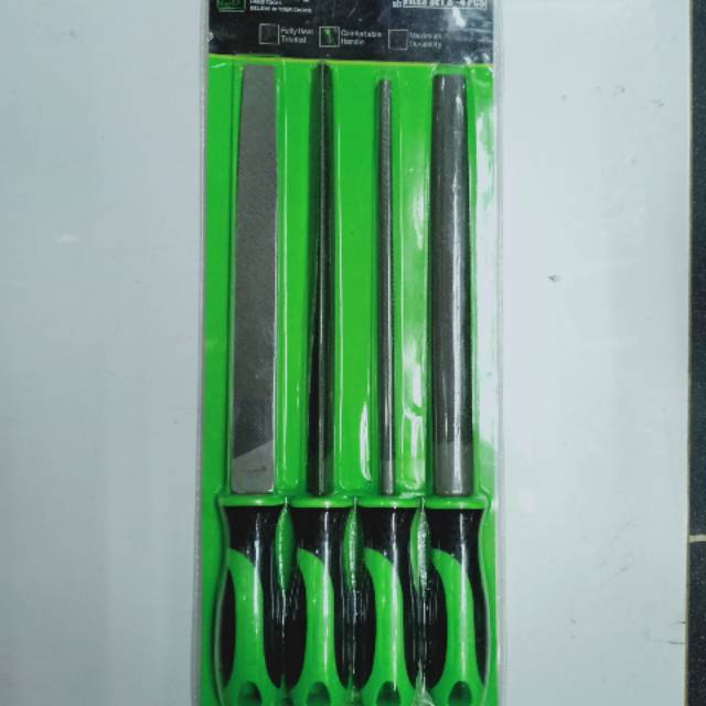 Jual Kikir set 8" 4 pcs / Files set 8" 4pcs Tekiro | Shopee Indonesia