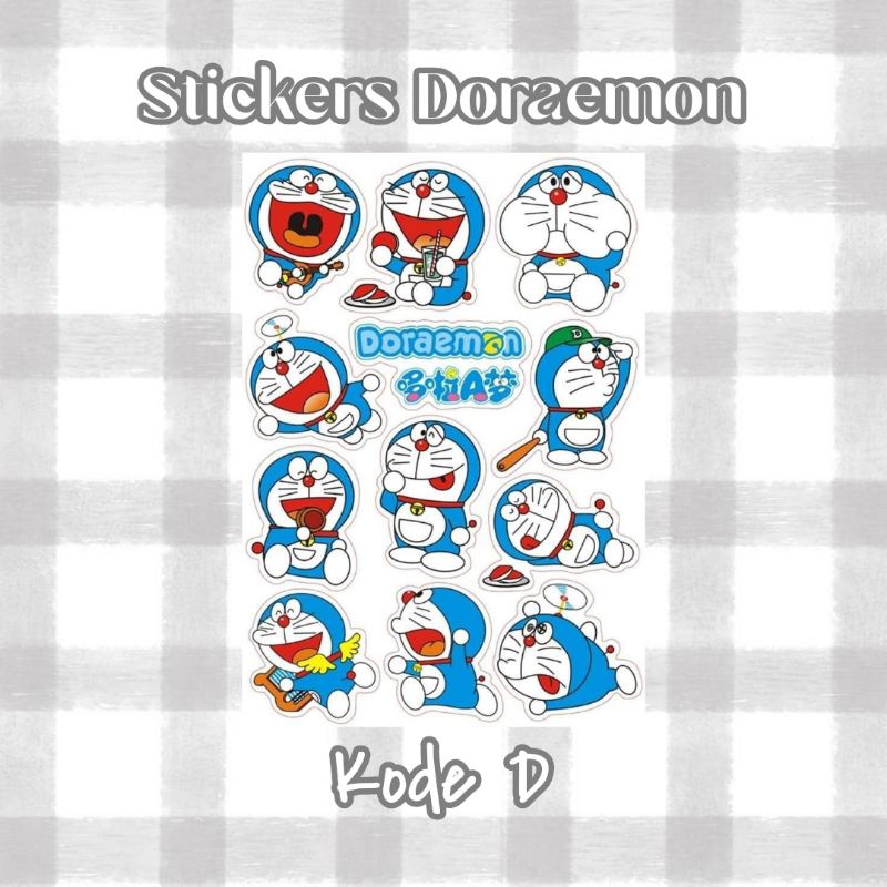 Jual stiker Doraemon | stiker animasi | stiker lucu | stiker jurnal ...