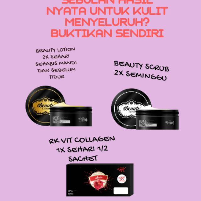 Jual RK VIT + BPDY SCRUB RK + BODY LOTION RK | Shopee Indonesia