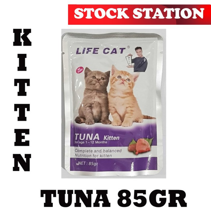 Jual LIFE CAT Pouch Kitten Tuna 85gr | Shopee Indonesia