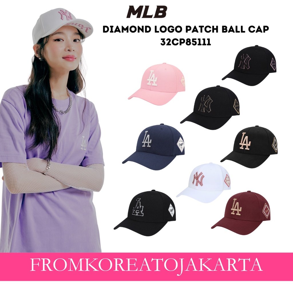 Jual MLB STAMP BALL CAP 3ACP8501N | Shopee Indonesia