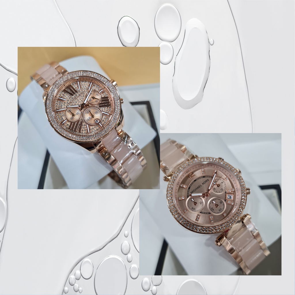 Jual JAM TANGAN WANITA ELEGANT Mk 6096 ,Mk 5896 ORIGINAL | Shopee Indonesia