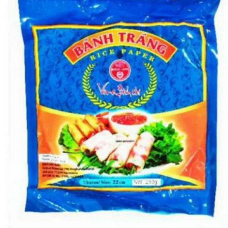 Jual RICE PAPER BICH CHI BANH TRANG VIETNAMESE 22 CM ( 400 GRAM ...