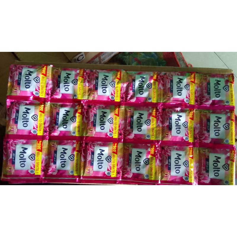 Jual Molto pewangi renteng isi 12 sachet | Shopee Indonesia