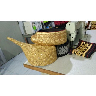 Jual peci khas adat lampung motif kepala kibau | Shopee Indonesia