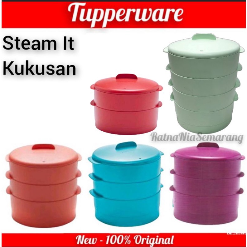 Jual Tupperware Steam It Alat Pengukus Kukusan Steamer | Shopee Indonesia