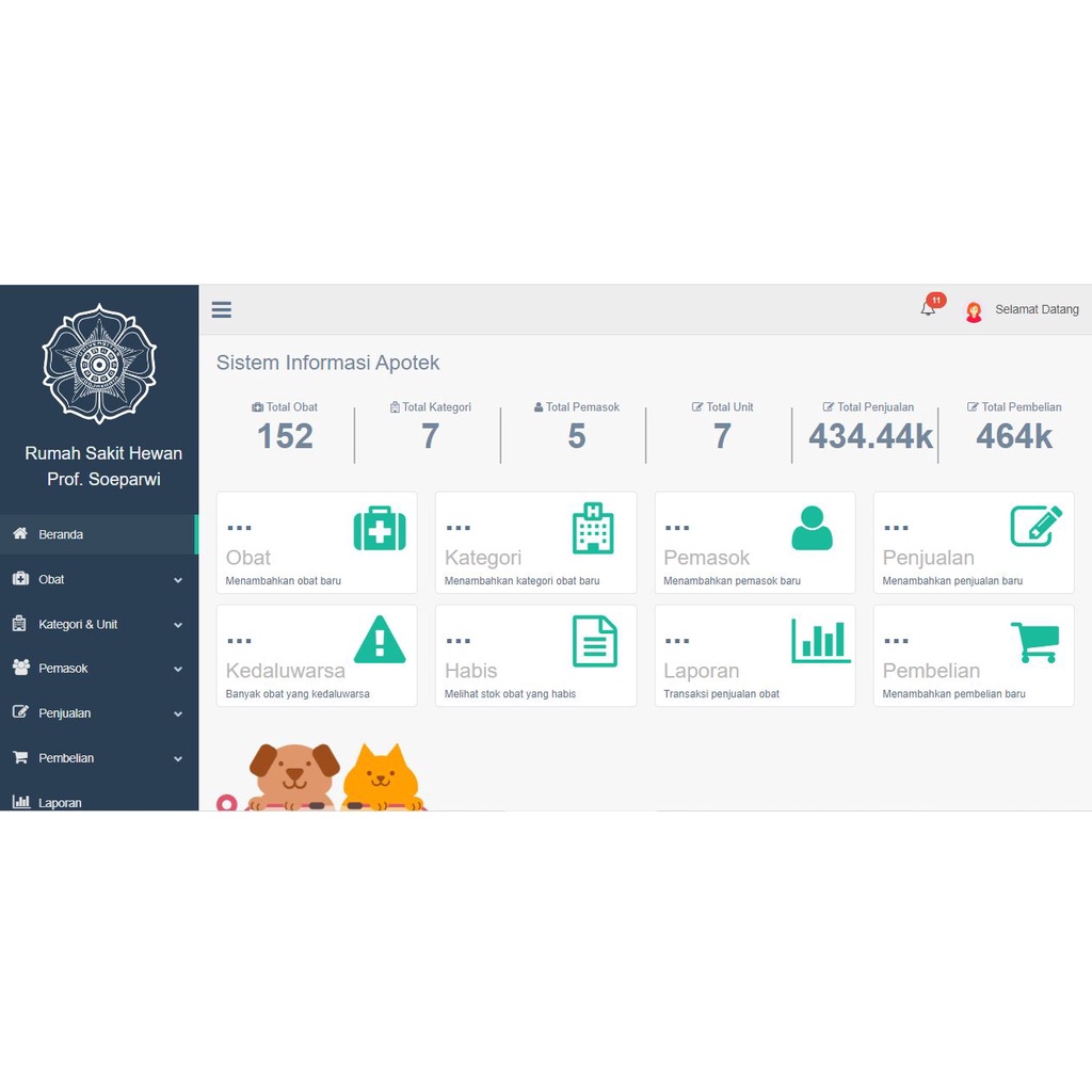 Jual Sistem Informasi Manajemen Apotek Berbasis Web | Shopee Indonesia