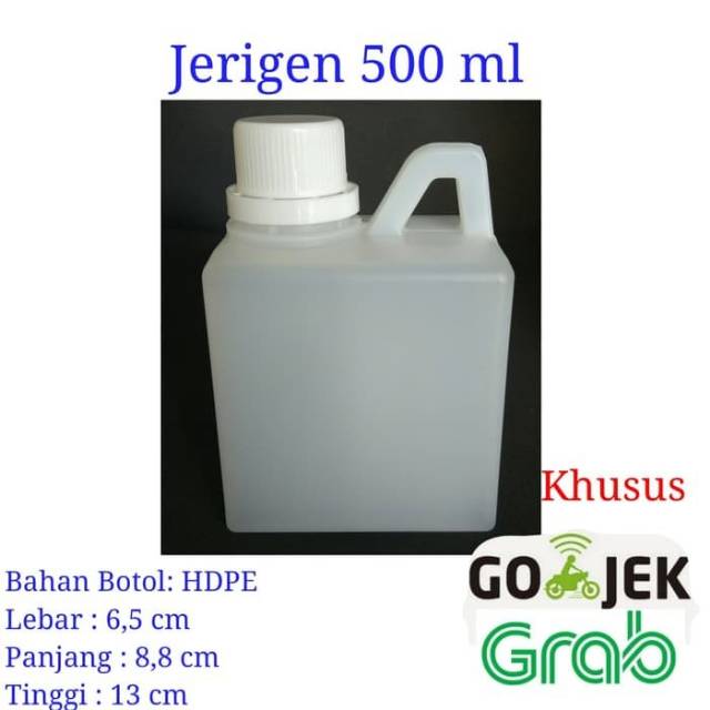 Jual Jerigen 500 ml / Botol Madu 500 ml | Shopee Indonesia