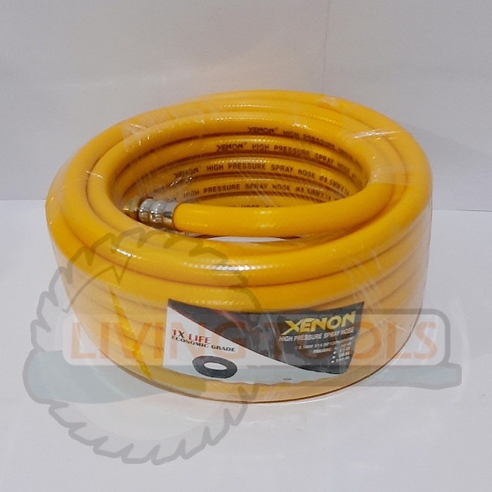 Jual Selang Kompresor Angin Xenon 10 M 10 Meter Selang Kompresor Kuning ...