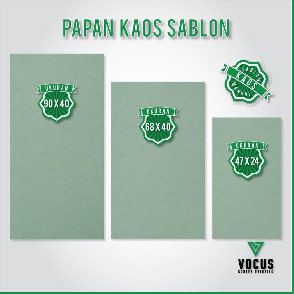 Jual Pallet Kaos HDF MDF HMR Triplek Papan Sablon Kaos Dewasa 68 X 40 ...