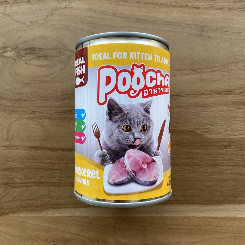 Jual POOCHA Mackerel Makanan Kucing Basah - For Kitten And Adult 400gr ...