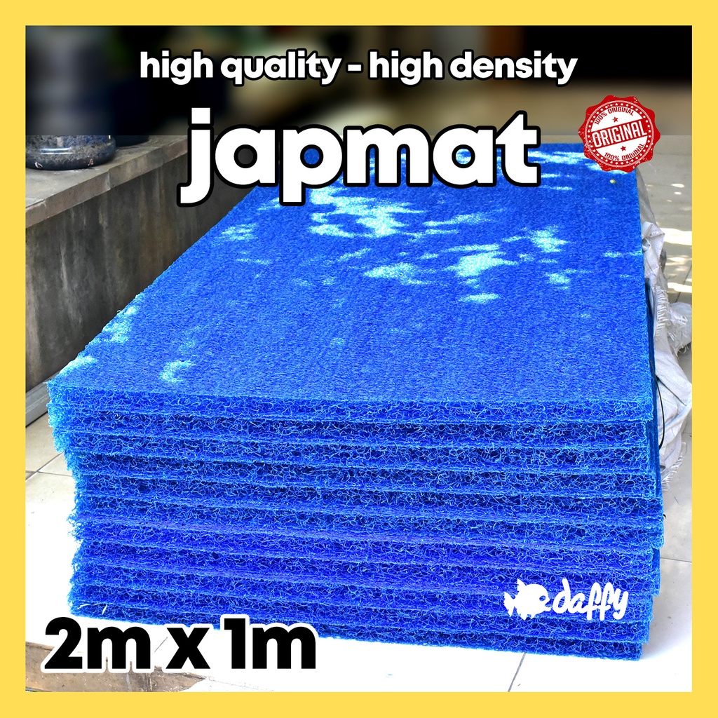 Jual JAPMAT 200 x 100 cm FILTER MAT media filter mekanis 2x1 meter ...