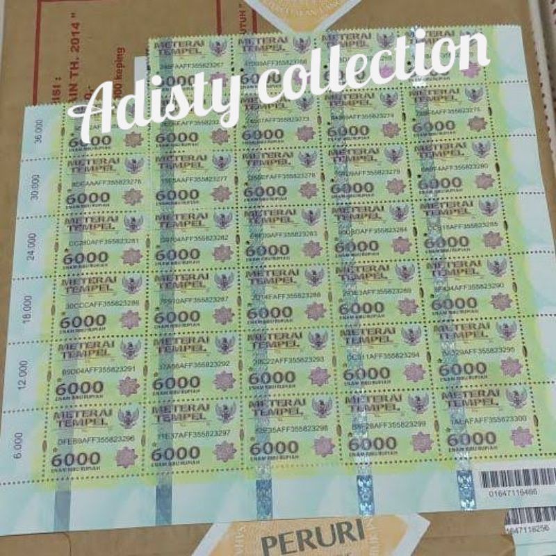 Jual Materai 6000 Original | Shopee Indonesia