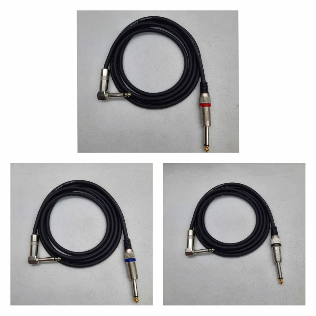 Jual Kabel Gitar Jack Lurus Bengkok Canare L2T-2S Japan Standard 0,5 ...