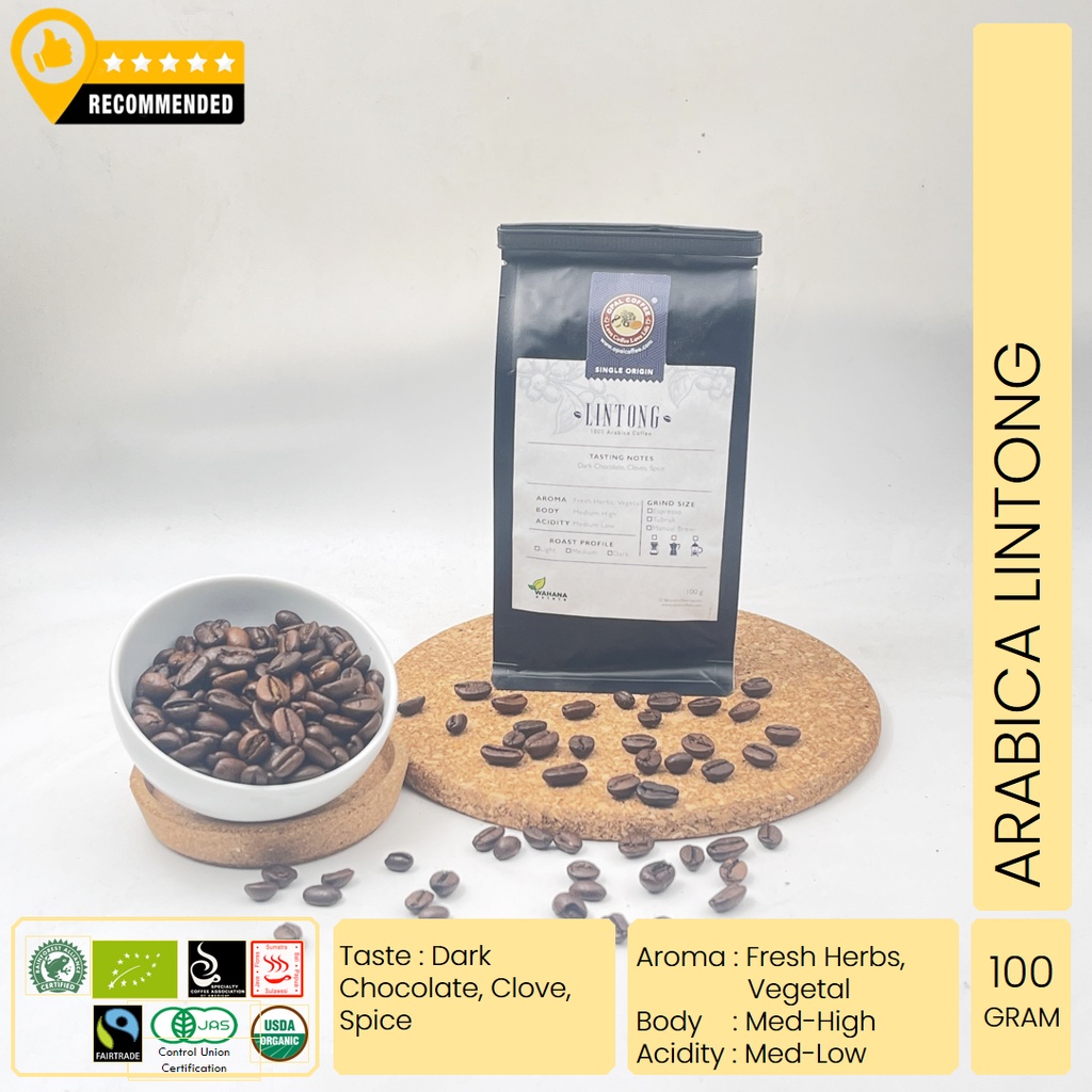Jual Opal Coffee - Lintong Arabica Roasted Beans 100g | Shopee Indonesia