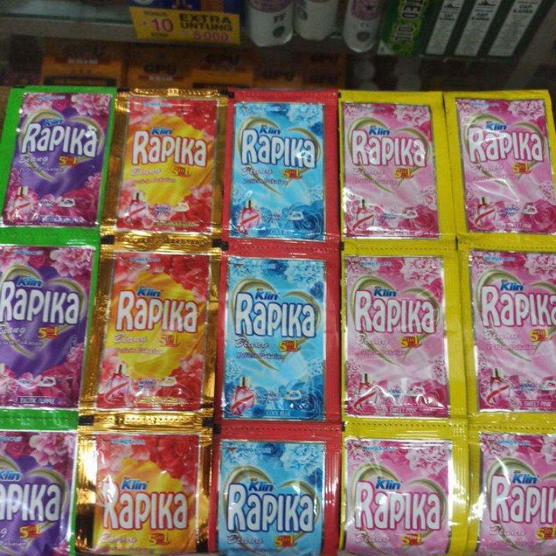 Jual Pewangi Setrika Rapika Renceng isi 12 sachet | Shopee Indonesia
