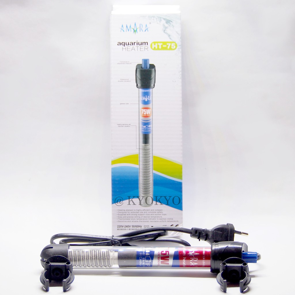 Jual Pemanas Air Akuarium Heater Aquarium Aquascape Amara HT 75 ...