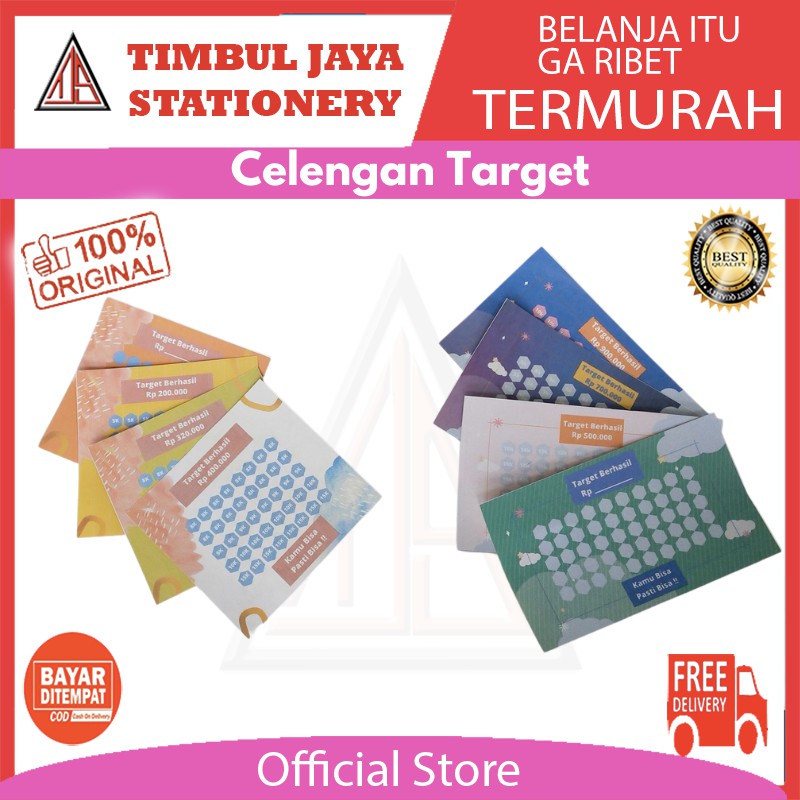 Jual Kartu target tabungan challenge | Shopee Indonesia