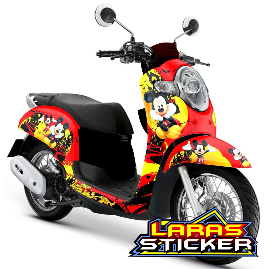 Jual STICKER Decal Scoopy Full Body Full Blok New Fi 2017 2018 2019 ...