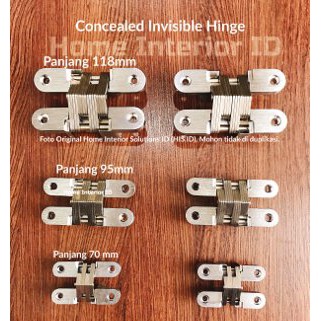 Jual Jual Engsel Tanam Lipat 70 mm Concealed Invisible Cross Hinge ...