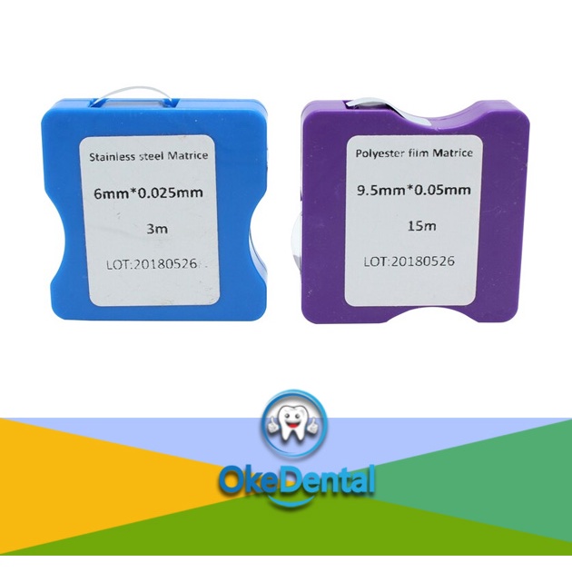 Jual Dental Matrix Seluloid Strip Polyester dan Stainless Steel ...
