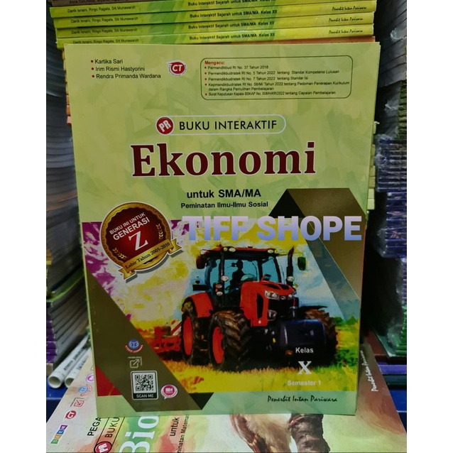 Jual Buku lks pr interaktif ekonomi kelas X,10 semester 1 tahun 2022 kurikulum merdeka belajar ...