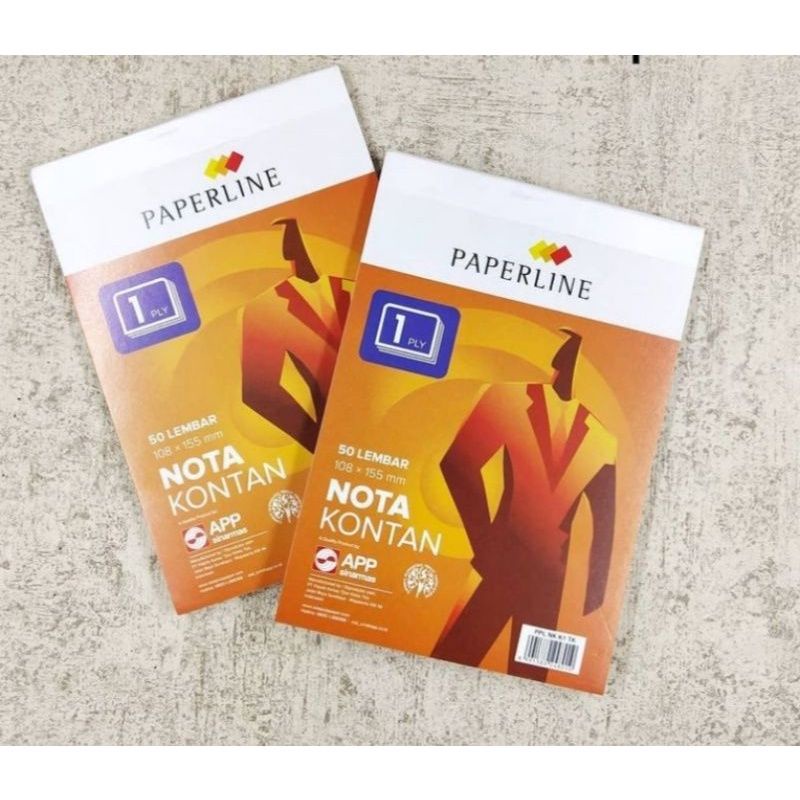 Jual Buku Nota Paperline 1 Ply/1 Rangkap (Harga Satuan) | Shopee Indonesia