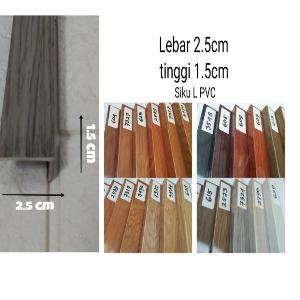 Jual siku List L / list tangga /list parket / ending pvc isi 2.4 meter ...